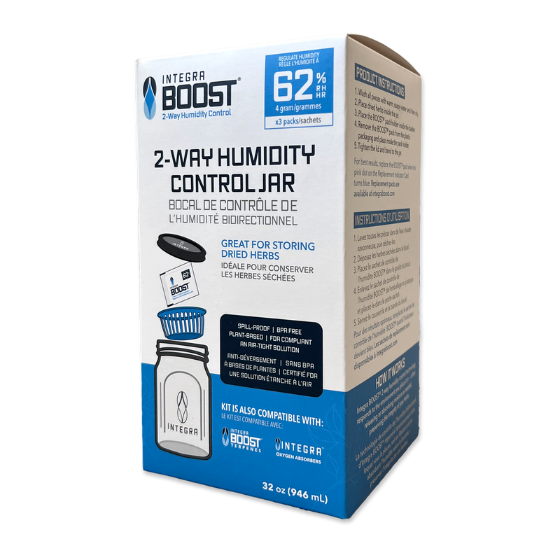 Humidity Control Jar - Kit With 3 Boost® Packs - Integra Products